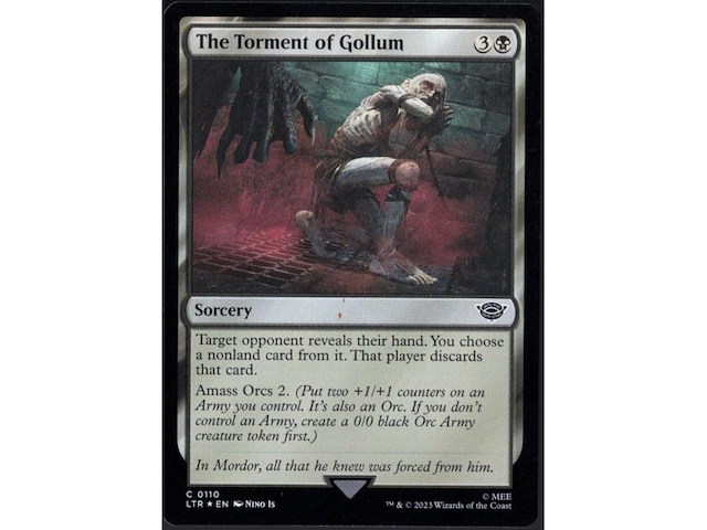 The Torment of Gollum - Magic: The Gathering MTG