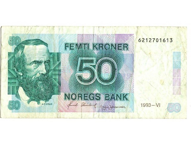 Norveska 50 kroner 1993