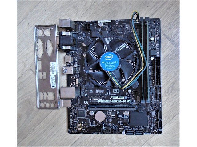 Intel i3 9100F + Asus H310M-R + 8GB DDR4