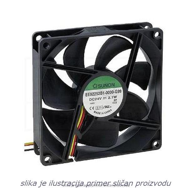 Ventilator 92x92x25 mm 24vdc 3 izvoda ve240925-3 87.55m3h 34.0db 2.1