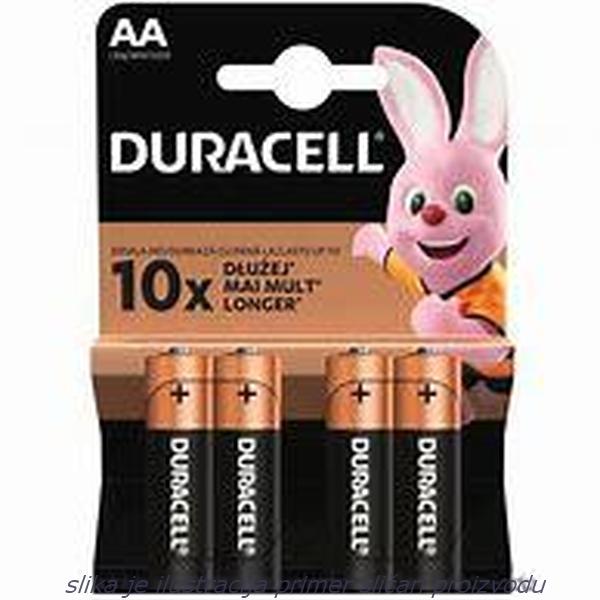 BATERIJA 1.5V ALKALNA10 LR6 AA DURACELL NOVO