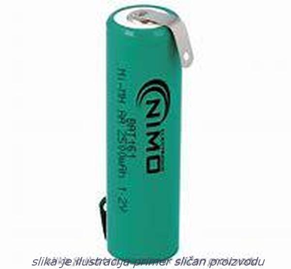 Baterija akumulatorska nimh 1.2v r6 2500mah hr6aa4 duracell