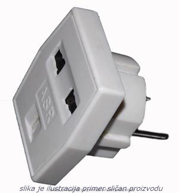 ADAPTER EURO 5 UTIKAČ FD1960 ZA EU EL76952 SA UZEMLJENJEM BELI 22G