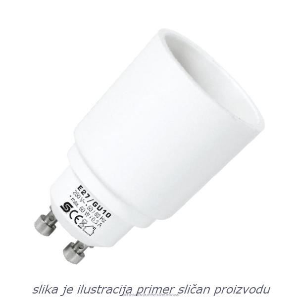 ADAPTER GRLO ZA E27 NA GU10 ZA SIJALICU E27 ŽENSKI NA GU10MUŠKI