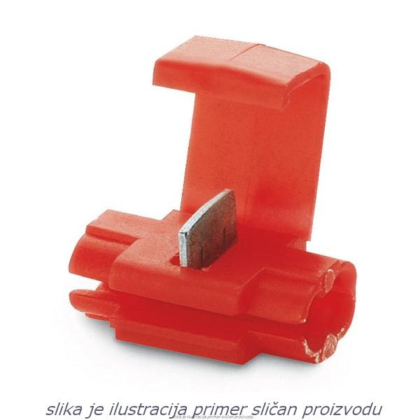 KLEMA NOŽASTI RAZDELNIK SPLICE-RED CRVENI 0.4-07MM FEMAN