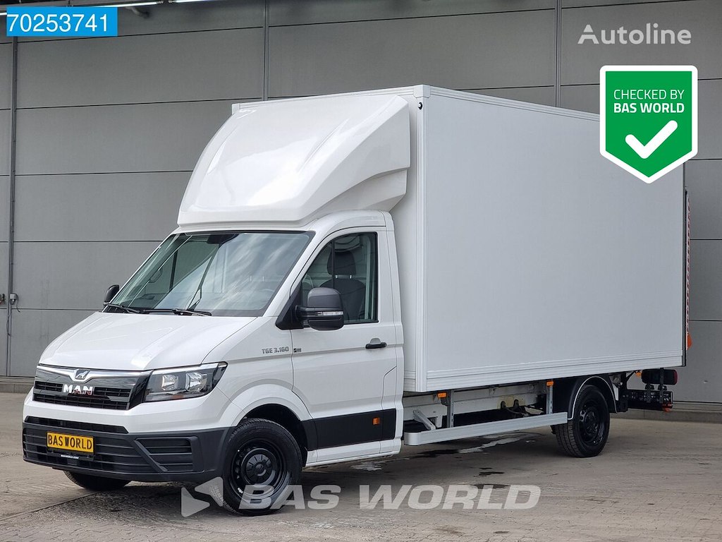 Novi MAN TGE 3.160 Automaat Dhollandia Laadklep Zijdeur Airco Cruise Bakw kamion furgon < 3.5t