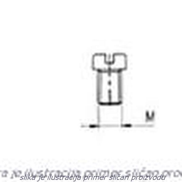Vijak m4x7 specijalni s5i255i26 za most sa malom glavom za stezaljke