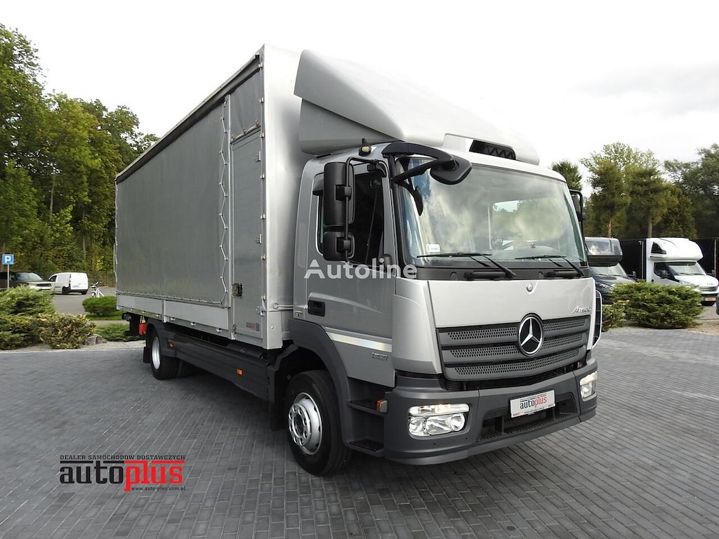 Mercedes-Benz ATEGO 1221 PLANDEKA WINDA 16 PALET WEBASTO KLIMATYZACJA PNEUMATY kamion s ceradom