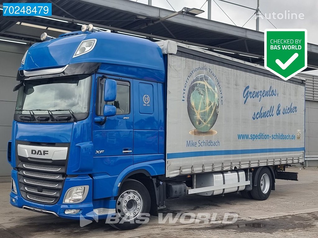 DAF XF 450 4X2 SSC Automatic Retarder StandKlima ACC Euro 6 kamion sa klizna zavesa cerada