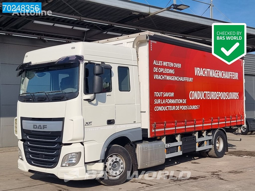 DAF XF 410 4X2 74.000 Original Kms! SC Manual Retarder ACC kamion sa klizna zavesa cerada