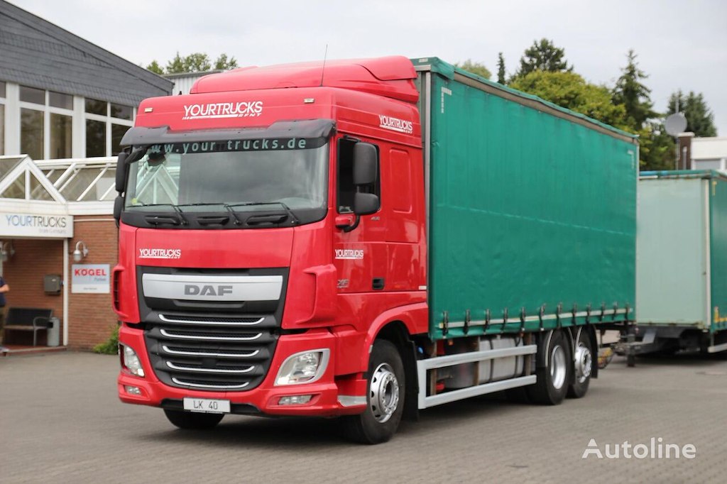 DAF XF 460 E6 SC kamion sa klizna zavesa cerada