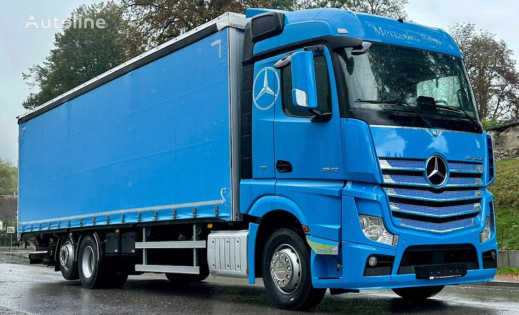 Mercedes-Benz ACTROS 2540 / FIRANKA / WINDA / 23 EUROPALETY / EURO 6 / 6x2 kamion sa klizna zavesa cerada