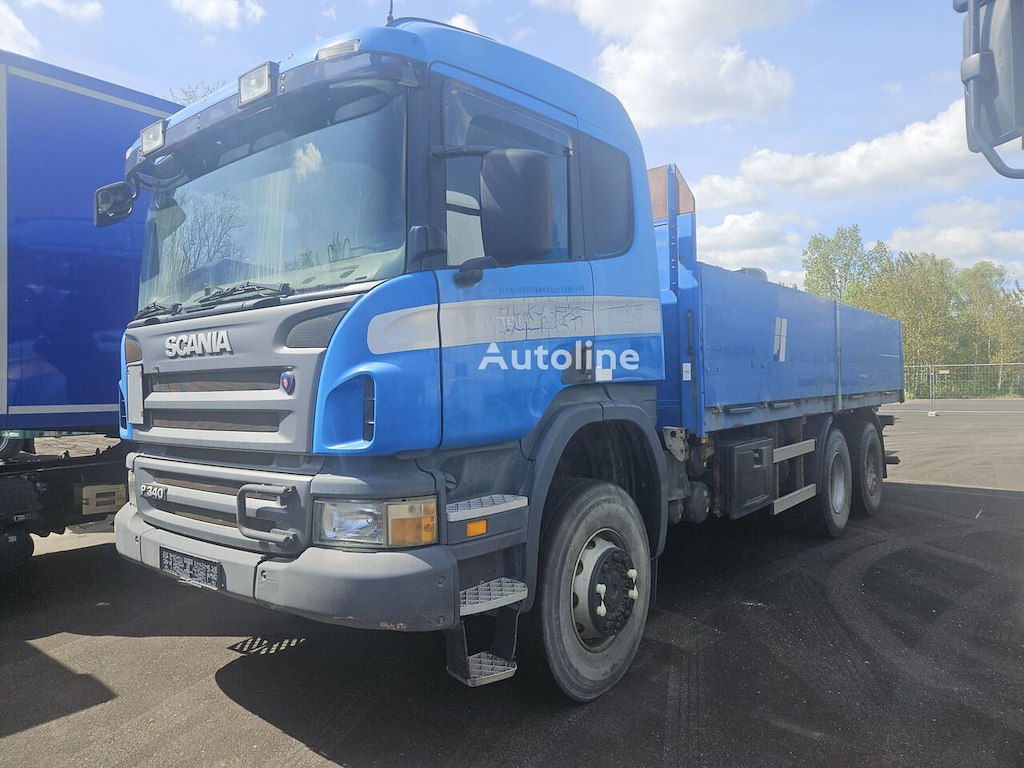 Scania P340 6x6 ALLRAD Pritsche Blatt/Blatt kamion s ravnom platformom