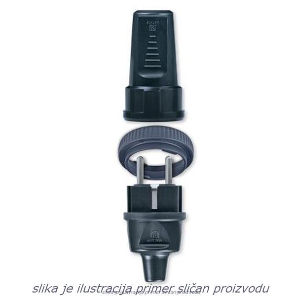 KUPLUNG I UTIKAČ SET 4066.13 STANDARD CRNA SA PRSTENOM ALING