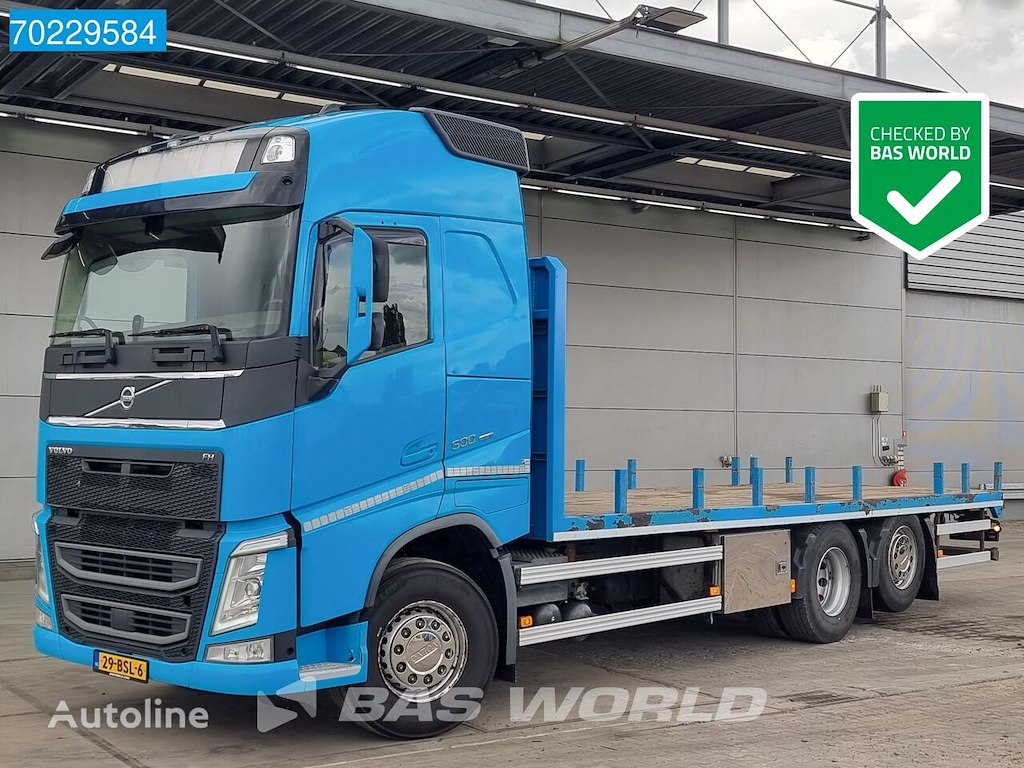 Volvo FH 500 6X2 NL-Truck VEB+ Liftachse transporter Euro 6 kamion s ravnom platformom