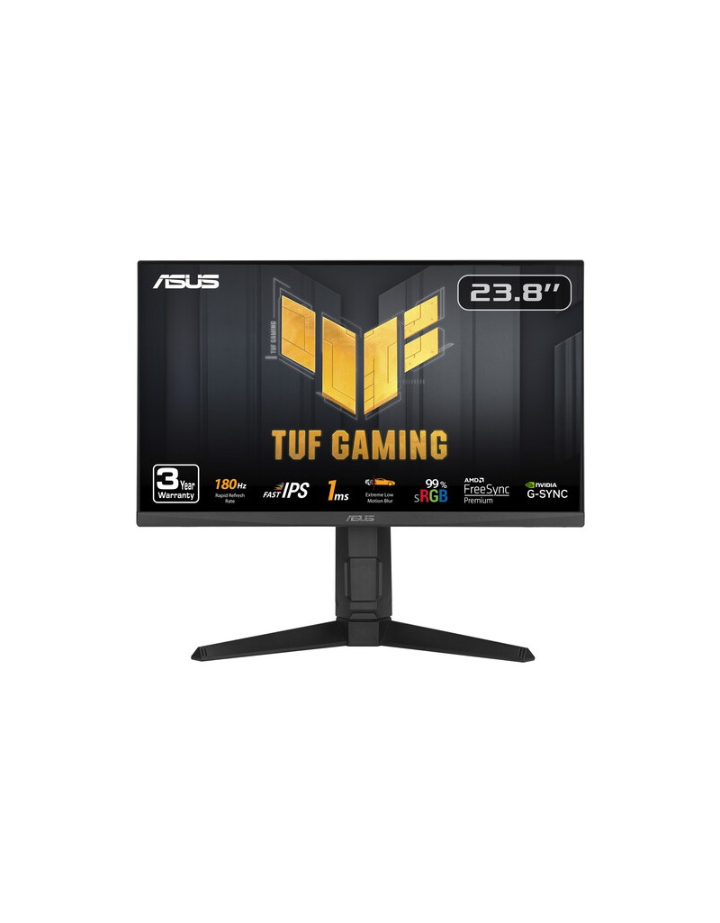ASUS TUF VG249QL3A 23.8" IPS 1920x1080 180Hz 1ms GtG HDMI DP Gsync freesync Pivot zvučnici