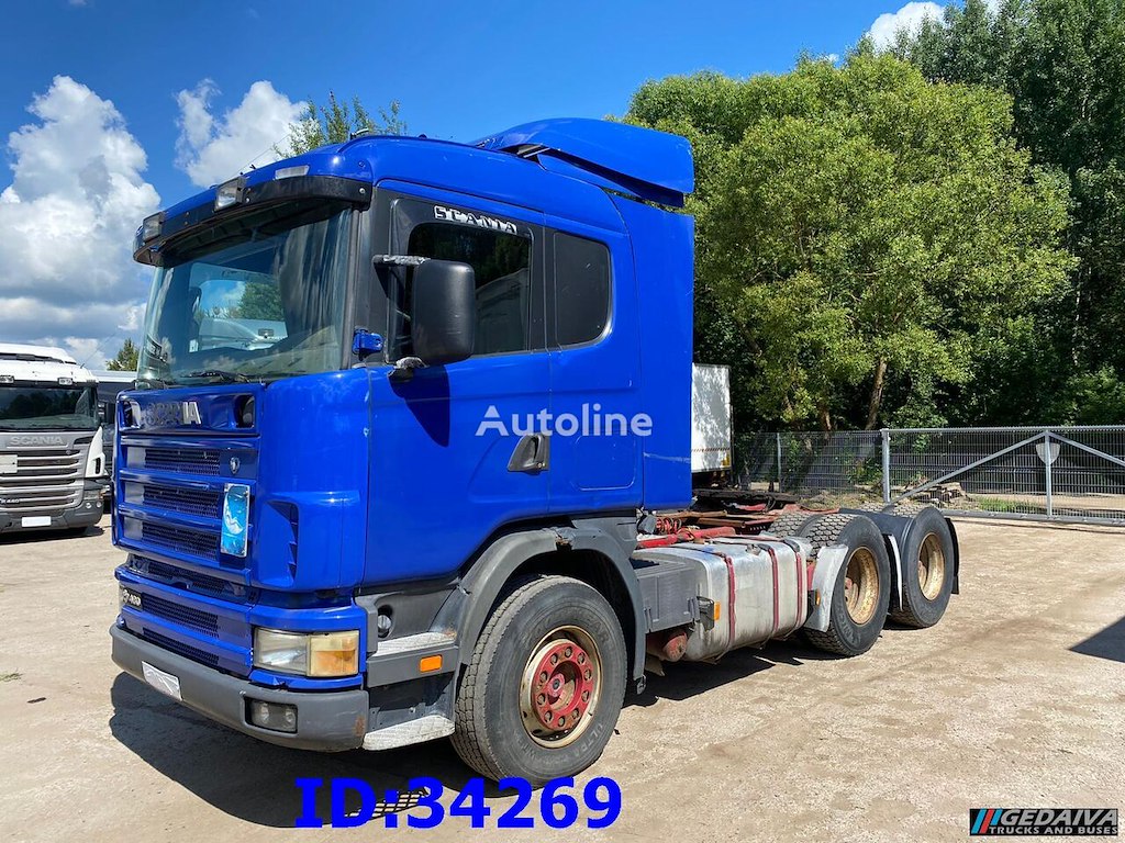 Scania 164 480 V8 - 6x4 - Manual - Retarder - Steel front kamion šasija