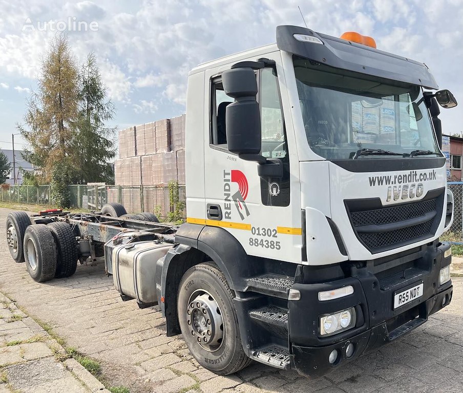 IVECO Stralis 310 podwozie do zabudowy/ rama /Euro 6 / 2014r / 8x2 kamion šasija