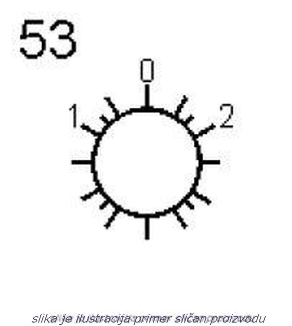 Gs 16-53u Cip 3-Polna Preklopka Sa Nultim Položajem 1-0-2