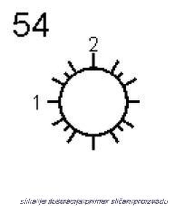 Gs 25-54u Cip Jedno-Polna Preklopka Bez Nultog Položaja 1-2