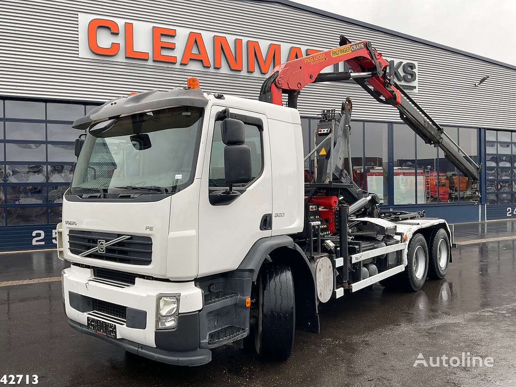 Volvo FE 320 6x4 Palfinger 12 Tonmeter laadkraan kamion rol kiper