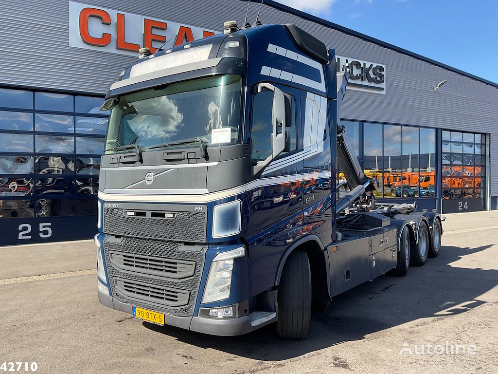 Volvo FH 500 8x2 Tridem Euro 6 Palfinger 26 Ton haakarmsysteem kamion rol kiper