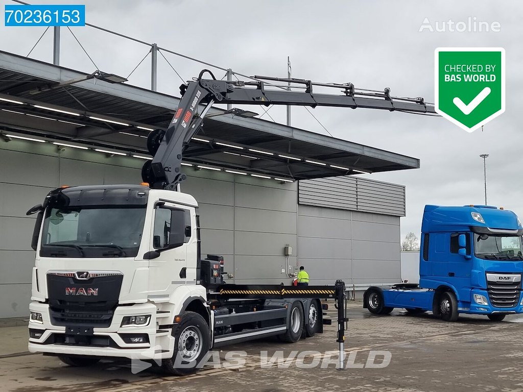 Novi MAN TGS 26.470 6X2 HIAB X HIDUO 228-6 Crane Kran + Hook 6x2*4 Euro 6 kamion rol kiper