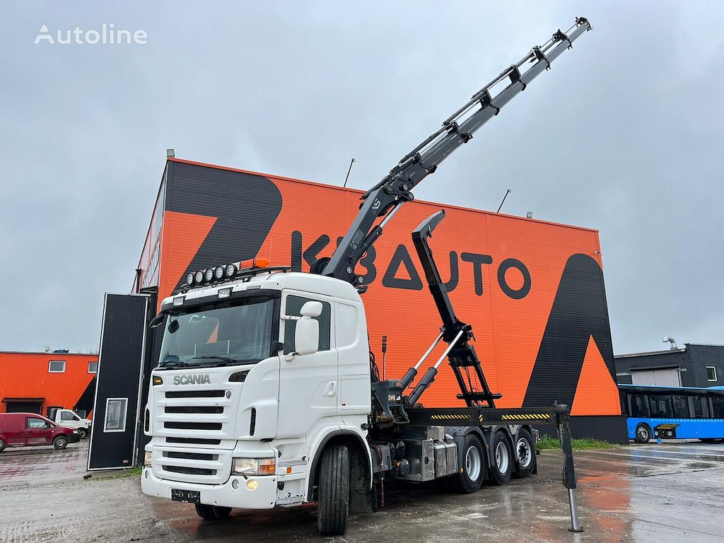 Scania R 480 8x4*4 HIAB 244E-6 + JIB / HIAB 20 ton L=5100 mm kamion rol kiper