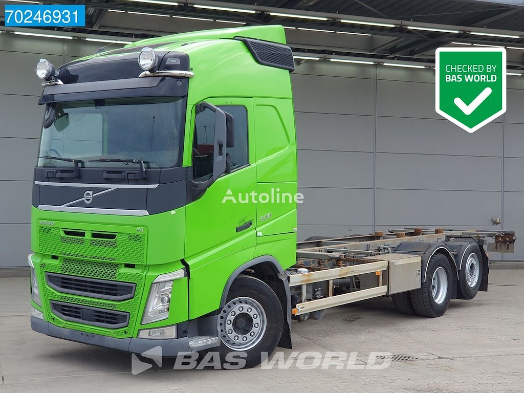 Volvo FH 500 6X2 Globetrotter VEB+ Liftachse Euro 6 vozilo za prevoz kontejnera