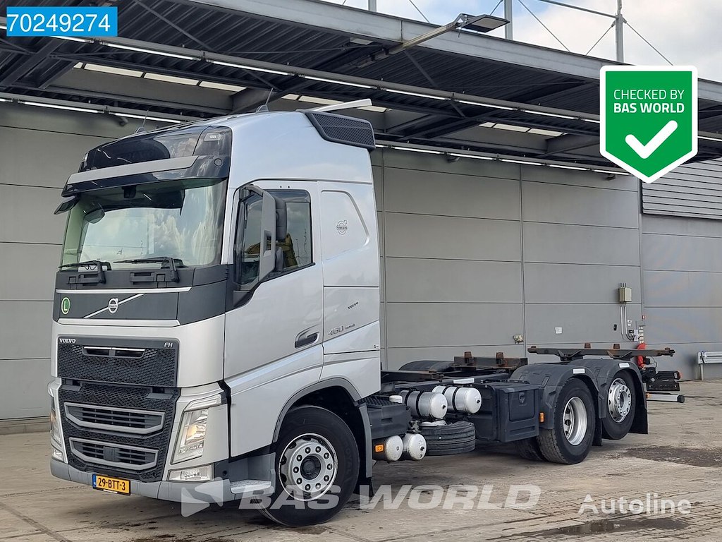 Volvo FH 460 6X2 NL-Truck Globetrotter VEB+ Lift+Lenkachse Navi Euro 6 vozilo za prevoz kontejnera