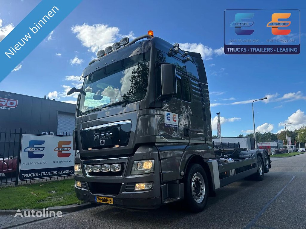 MAN TGX 26.400 6X2 Cable system 25 ton VDL - NL truck - 1st owner vozilo za prevoz kontejnera