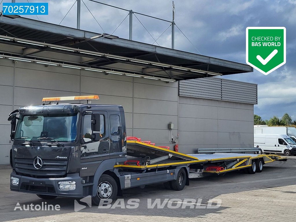 Mercedes-Benz Atego 824 4X2 Car transporter Winch Automatic Euro 6 autotransporter