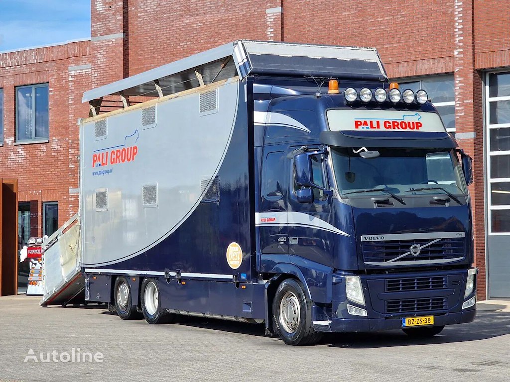 Volvo FH 460 Globetotter 6x2*4 - Cuppers 2 stock livestock - Lifting f kamion za prevoz stoke