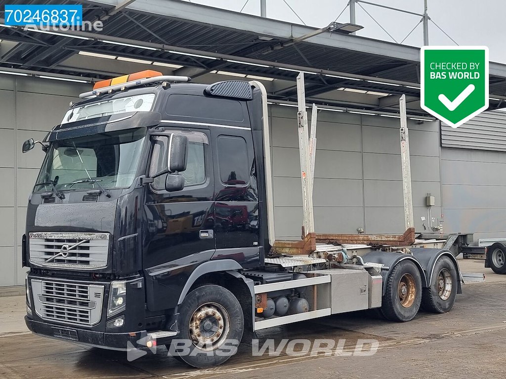 Volvo FH16 660 6X4 FH16 Globetrotter VEB+ Big Axle Xenon kamion za prevoz drva