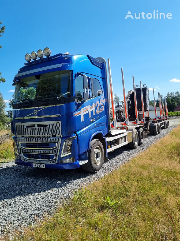 Volvo FH16 750 kamion za prevoz drva + šumarska prikolica