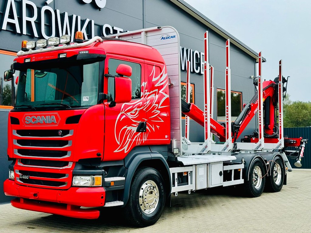 Scania Scania R490 // 6x4 // do drzewa , do lasu , do drewna // PALFING kamion za prevoz drva