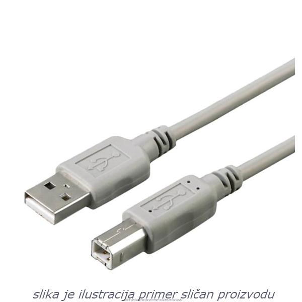 KABAL USB 2.0AB-1.8 UTIKAČ USB 2.0A UTIKAČ USB 2.0 B 1.8M ZA STAMPA