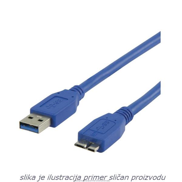 KABAL USB 3.0AMICROB-1BL UTIKAČ USB 3.0A UTIKAČ USB 3.0 MICRO B UT