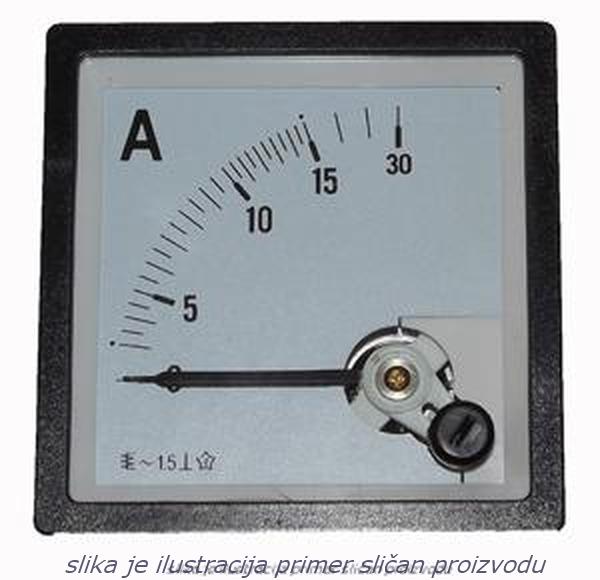 Ampermetar 1530a ac 72x72 direktni analogni