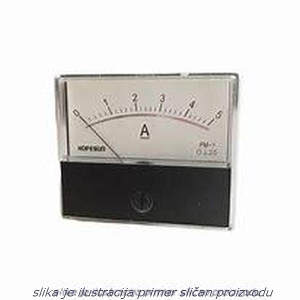 Ampermetar 5001000 5005a ac 96x96 uz strujni trafo analogni