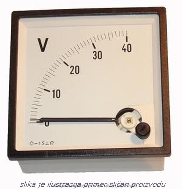 Voltmetar 40v dc 96x96