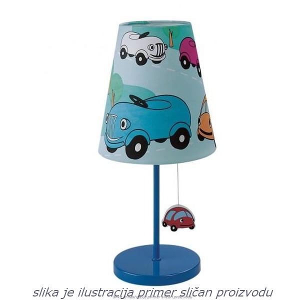 Lampa stona m19t 1x25w e14 u komplet u plava kids world fi170x365mm 16