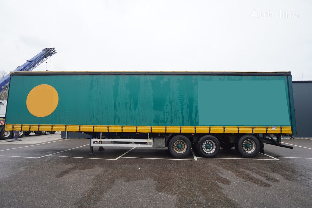 Pacton 3 AXLE CURTAINSIDE TRAILER poluprikolica sa kliznom ceradom