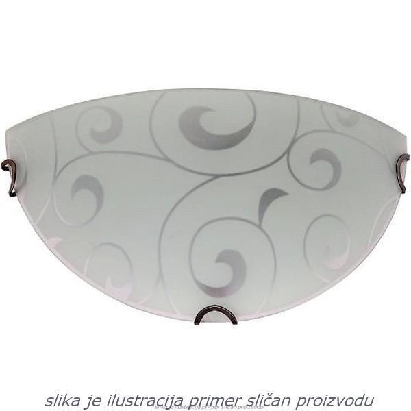 Lampa Zidna M1951-A20 Bela Krug1x60we27 Mi