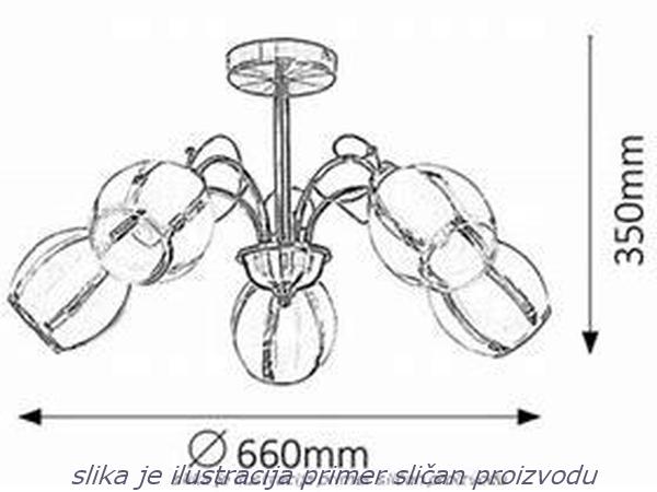 Luster M107105x60we27 Mix