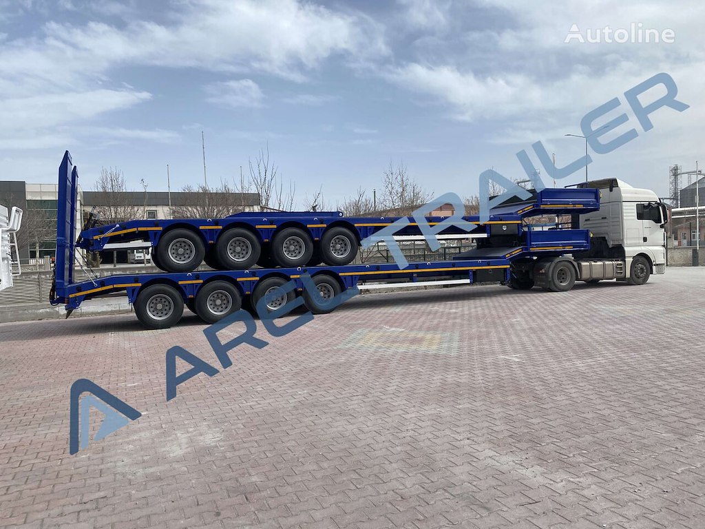 Nova Arel Trailer 4 AXLE LOWBED SEMI TRAILER CUSTOMIZE poluprikolica sa niskom platformom