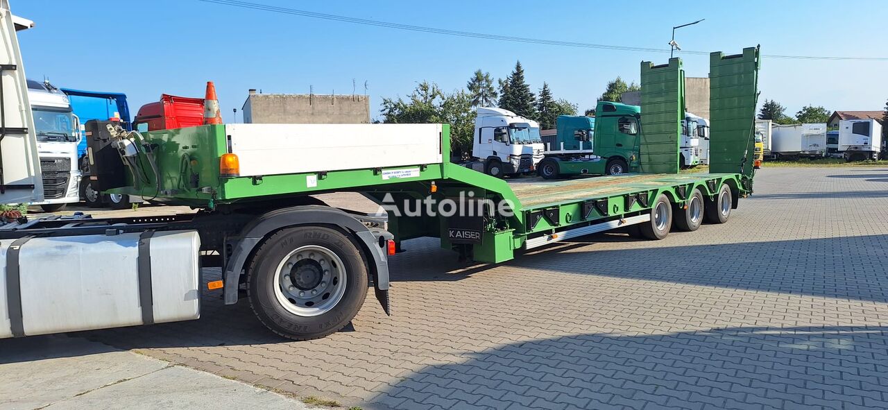 Kaiser 3axl. low boy trailer S530 poluprikolica sa niskom platformom