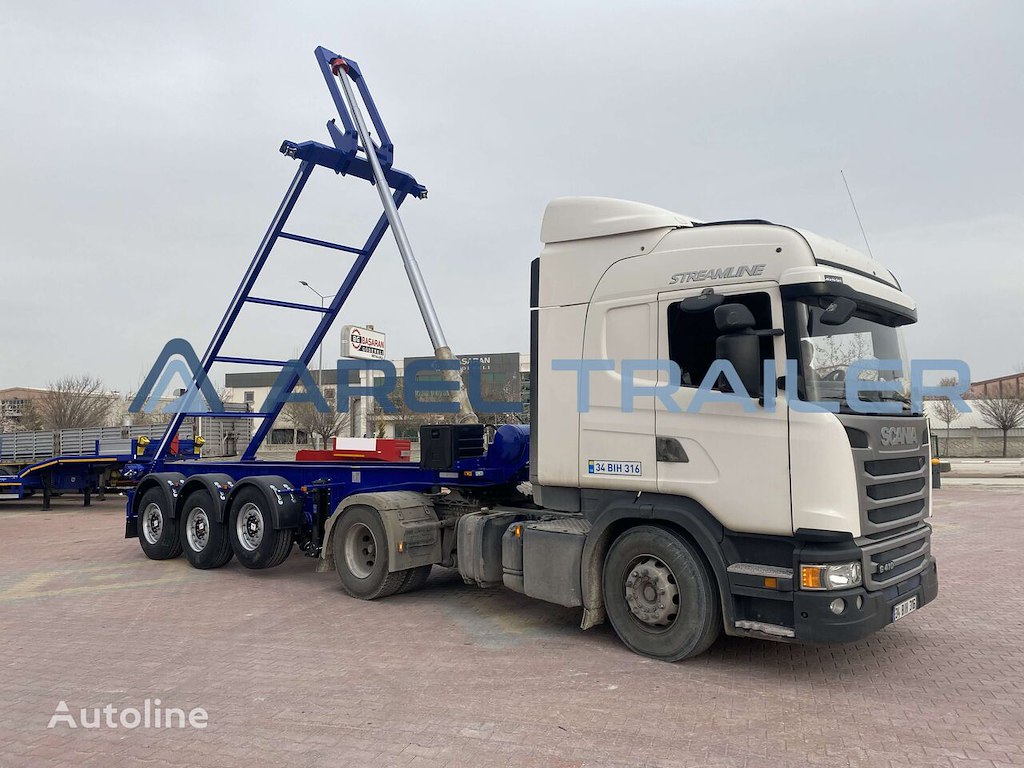 Nova Arel Trailer TIPPING SKELETAL CONTAINER SEMI TRAILER 20 FT 30 FT 40 FT 45 FT poluprikolica za prevoz kontejnera