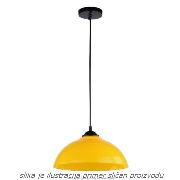 Visilica m1030 žuta mi e27x60w pvc 29cm1.2m 5201 mitea