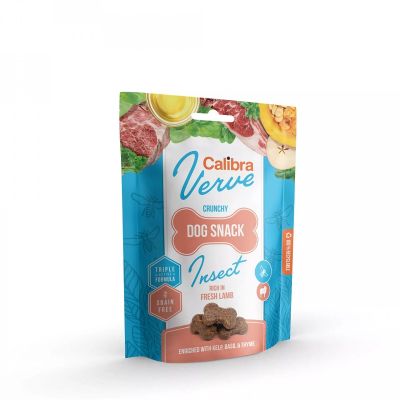 Calibra Dog Verve Crunchy Poslastica Insekti & Jagnjetina 150g